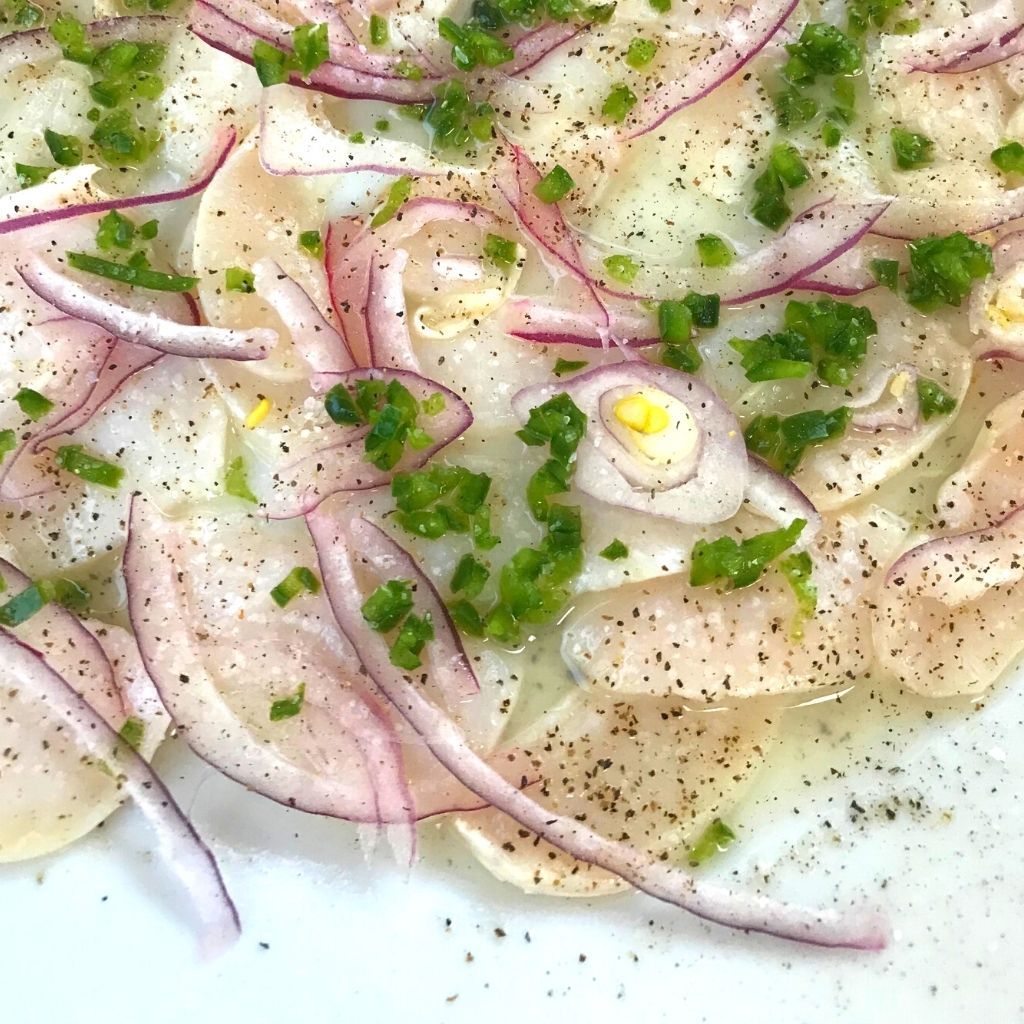 Half-Moon Scallop Aguachile | OC Wild Seafood