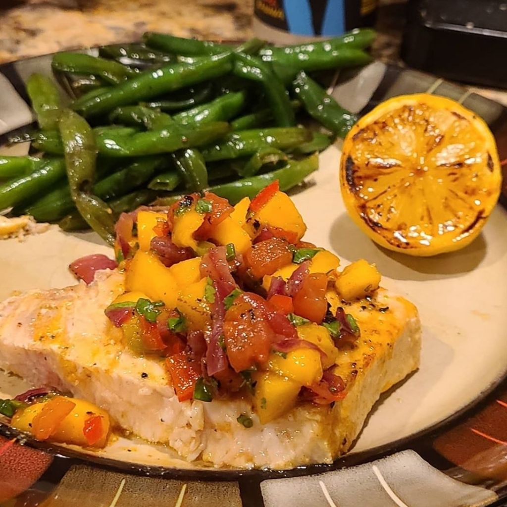 Fish with Mango Salsa Recipe | OC Wild Seafood